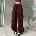 2024biggon Womens Baggy Cargo Pants Streetwear Hop Joggers Sweatpants