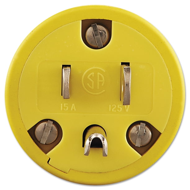 Daniel Woodhead Super-Safeway Male-End Replacement Plug, NEMA 5 15 ...