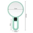 Compact Cosmetic Handheld Mirror 1x 15x Magnifying Double Side