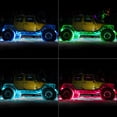 Sunpie 8 pod RGB Underglow LED Rock Lights, Wireless Auto Neon Light ...