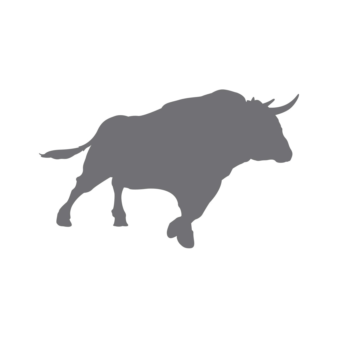 Bull Sticker Decal Die Cut - Self Adhesive Vinyl - Weatherproof - Made ...