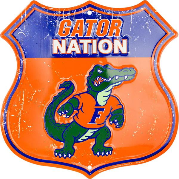 Home Décor Gators Sign Florida Gators Wreath Sign Metal Sign Wall Décor ...
