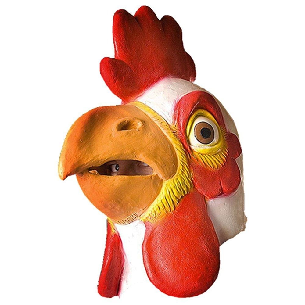 Gmasking Latex White Chicken Head Mask - Walmart.com - Walmart.com
