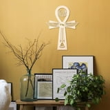 Fourth Level MFG 12" Ankh Wood Wall Art, Ancient Egyptian Home Decor ...