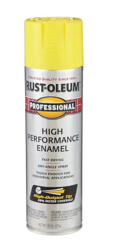 Rust-Oleum Professional High Performance Enamel Spray Paint Safety ...