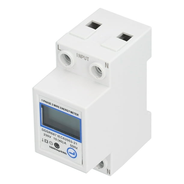 Phase Wire Energy Meter1 Phase 2 Wire Electric Meter Single Phase ...