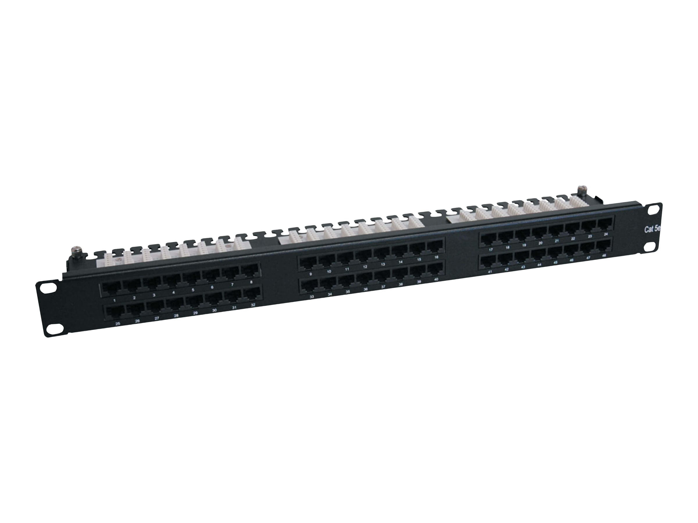 Tripp Lite 48-Port Cat6 Cat5 Patch Panel High Density 110 Punch down ...