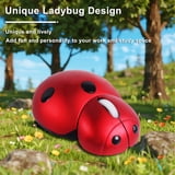 Dpisuuk Wireless Mouse, Cute Animal Ladybug Computer Mouse with USB ...