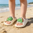 BOOMNY Toddler Boys Girls Slippers Cartoon Anti Slip Open Toe Summer ...