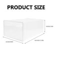 Transparent Shoe Box Drawer Shoes Storage Container Stackable Shoe ...