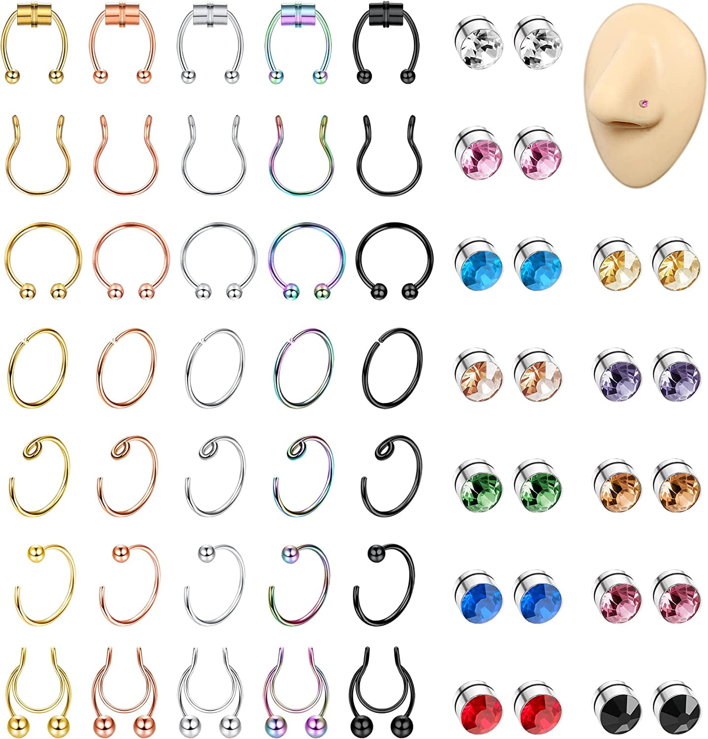Septum Piercing Ring Types