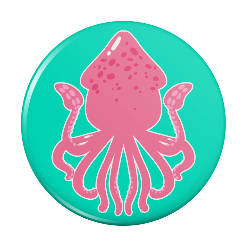 Cute Squid Tentacles Ocean Kitchen Refrigerator Locker Button Magnet ...