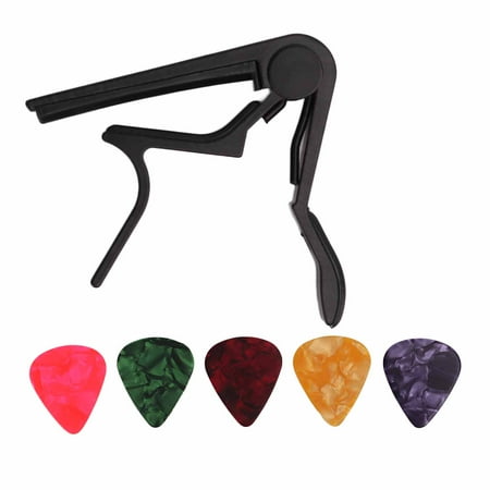 Guitar Capo, Portable Quick Release Capos Firm Locking For Playing Dark ...