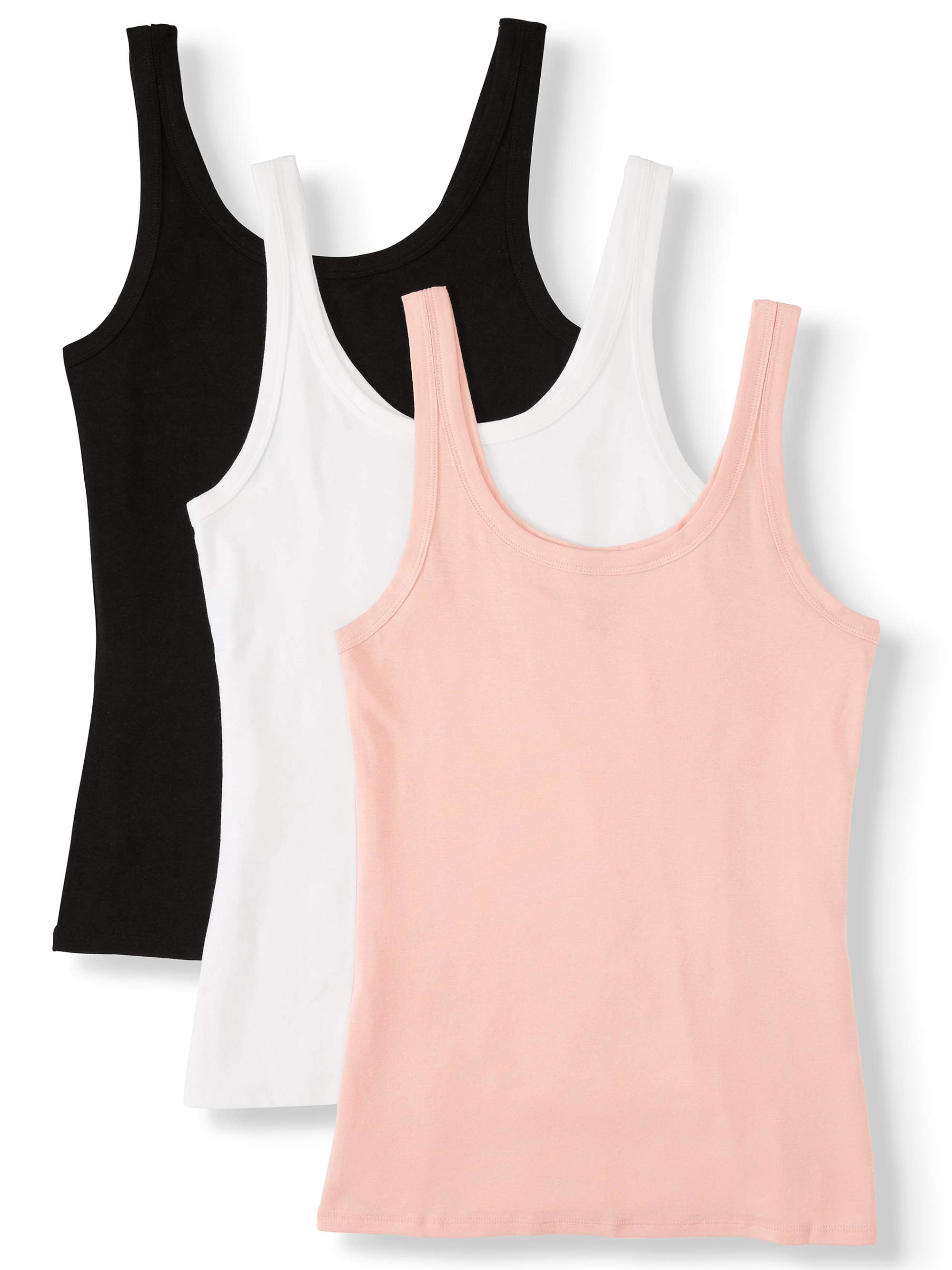 Time and Tru Women's Layering Tank Top, 3 Pack - Walmart.com