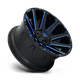 Fuel 1PC Aluminum Rim D644 CONTRA 18X9in Gloss Black Blue Tinted Clear ...
