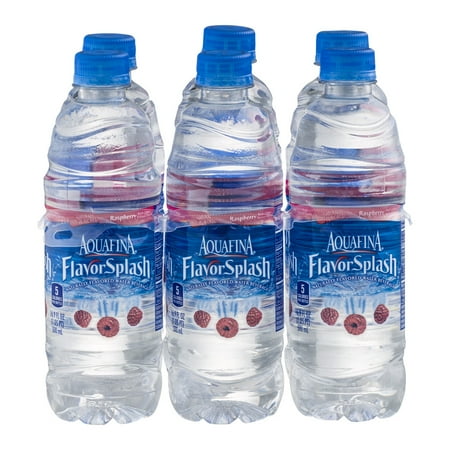 Aquafina Flavor Splash Raspberry - 6 CT - Walmart.com