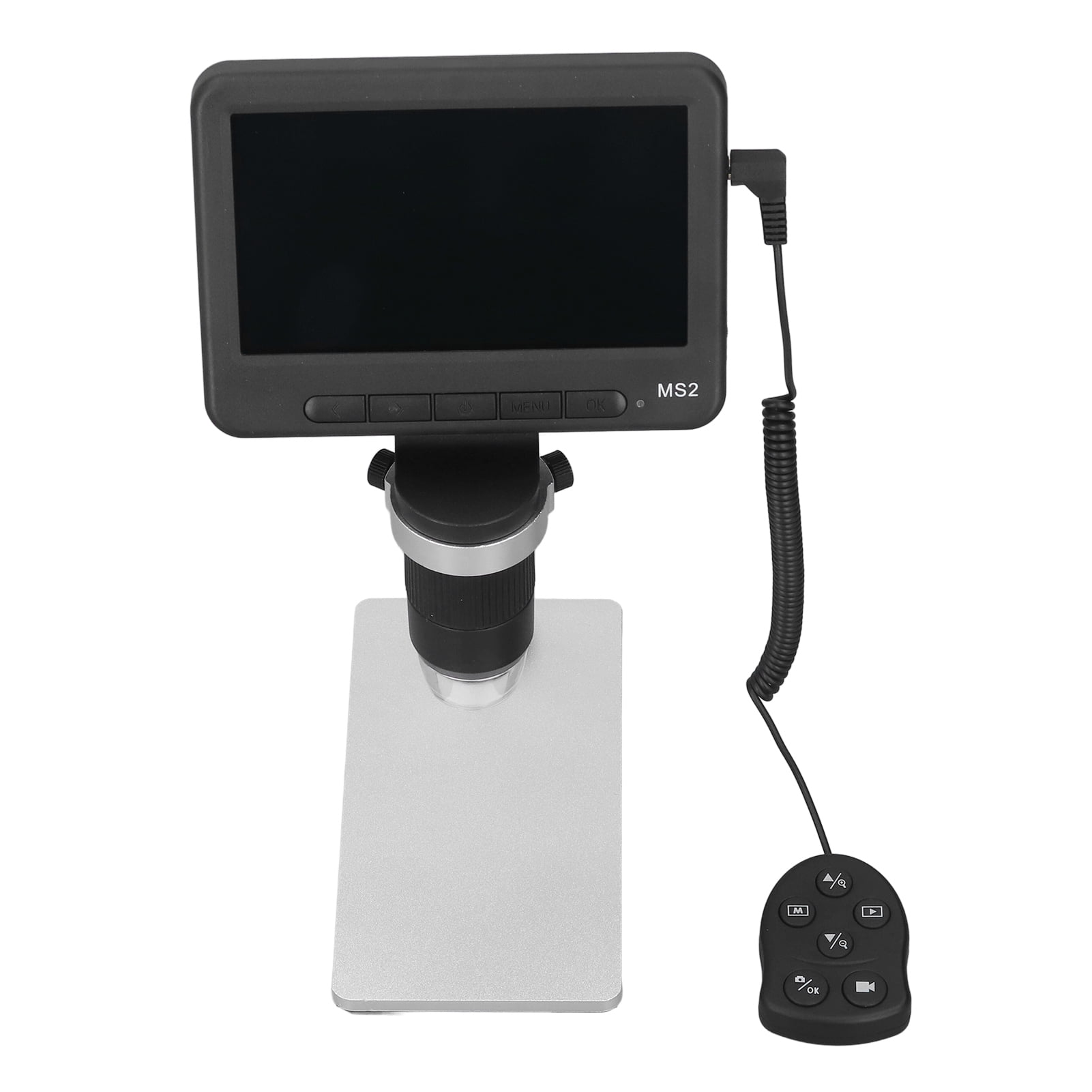 Magnifier Microscope, 10-40mm Focusing Range LCD Display Microscope 5in ...