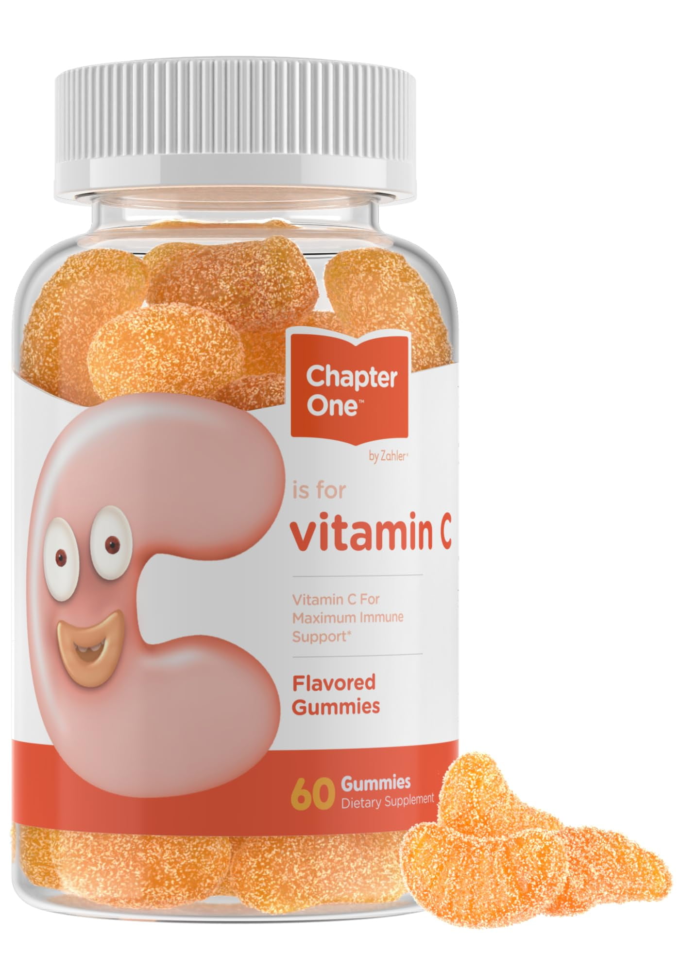 Gomitas de vitamina C Zahler Chapter One 125 mg para adultos y niños ...