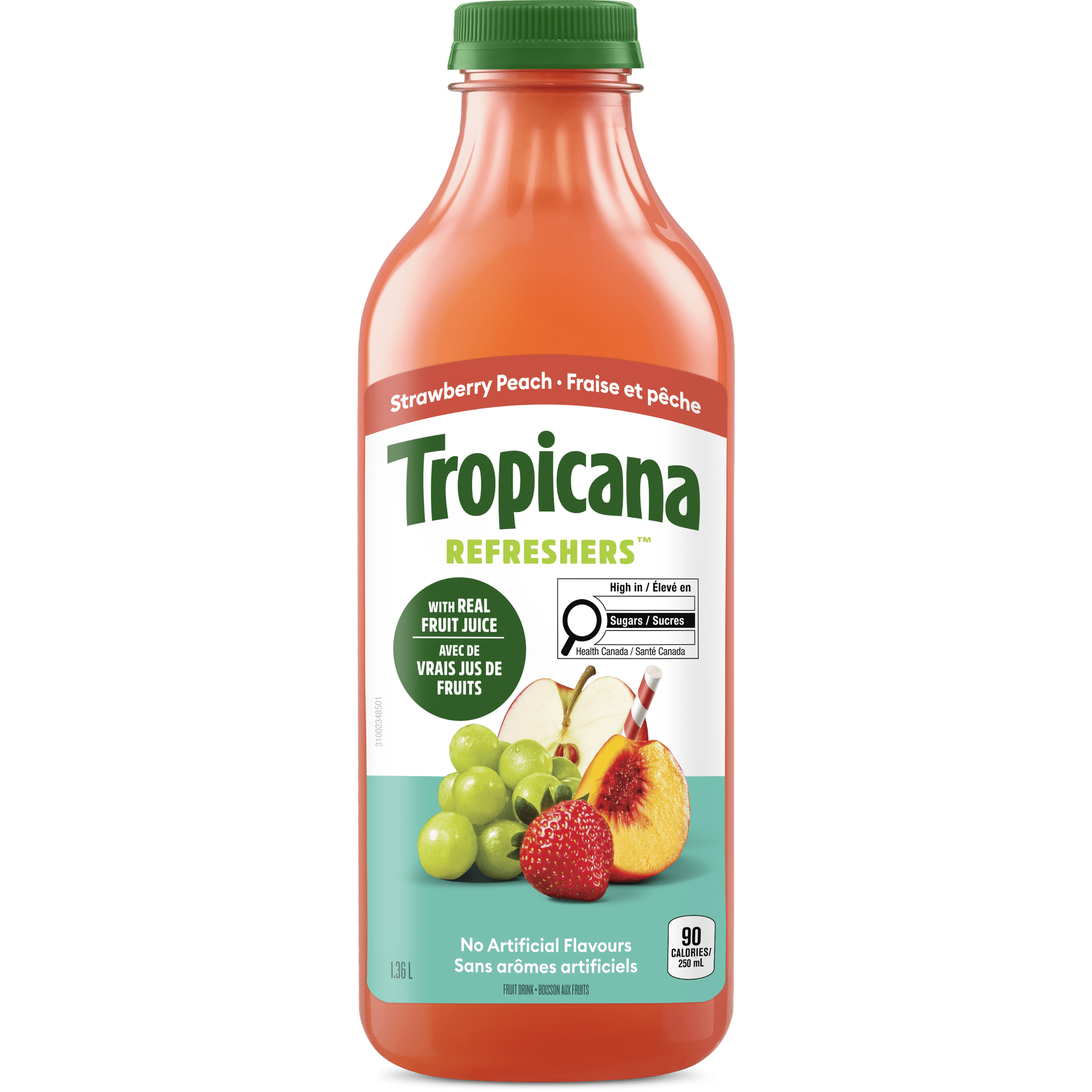 Click here for Tropicana Strawberry Peach Fruit Beverage  1.36l 1... prices