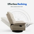 FLEXISPOT Rocking Reclining Chair, Oversize Glider Sofa with Adjustable ...