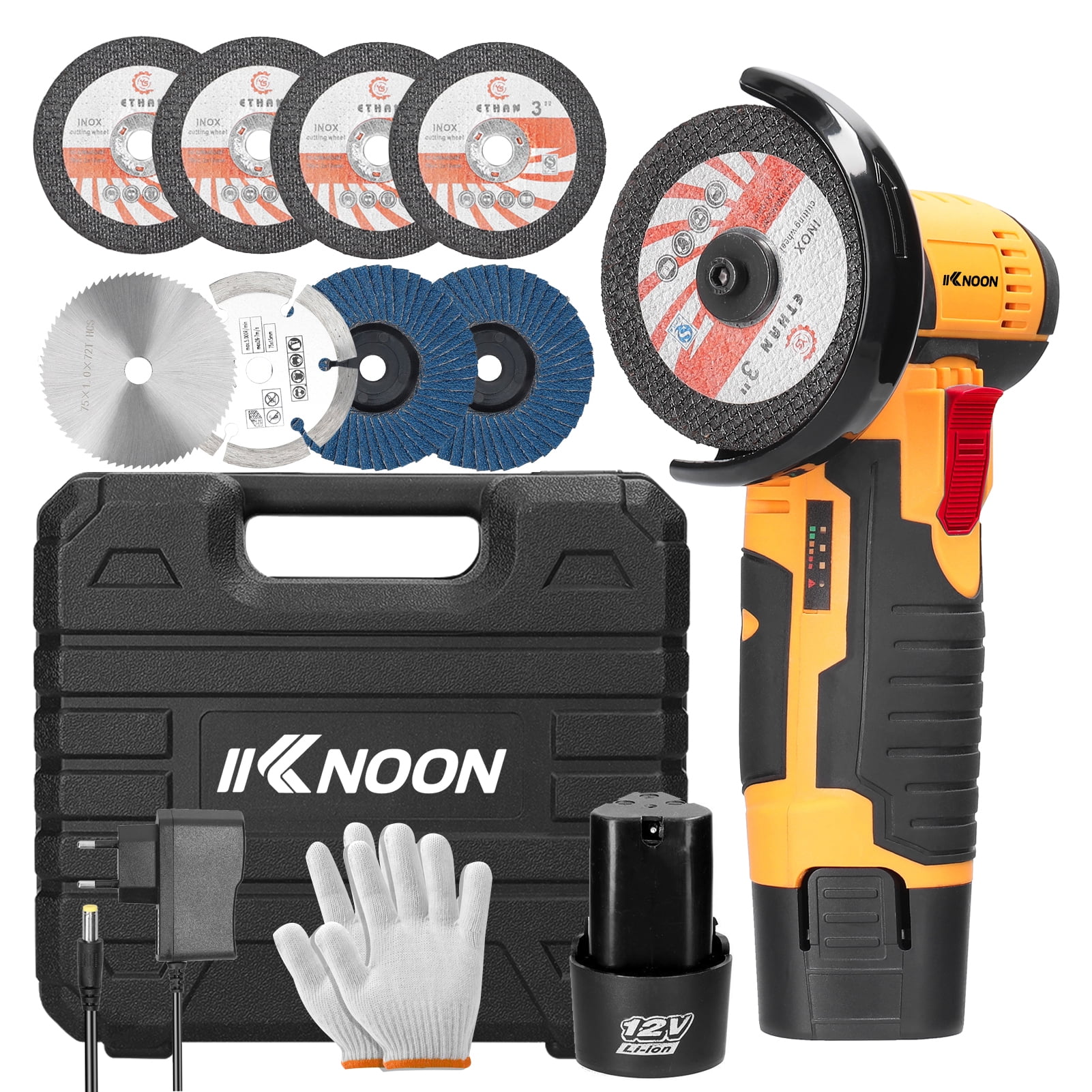 Click here for Tfixol Kknoon 3inch Angle Grinder 12 V 19500rpm El... prices