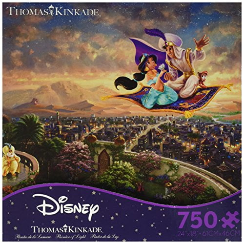 Ceaco Thomas Kinkade - Disney Dreams Collection - Aladdin Puzzle ...