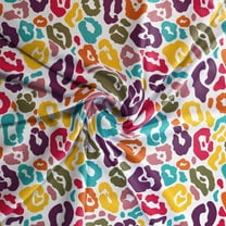 Rainbow Cheetah Bullet Fabric 6" Strip - Walmart.com