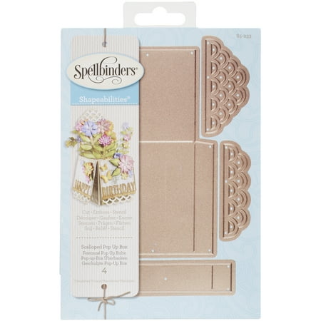 Spellbinders Shapeabilities Dies-Scalloped Pop Up Box | Walmart Canada
