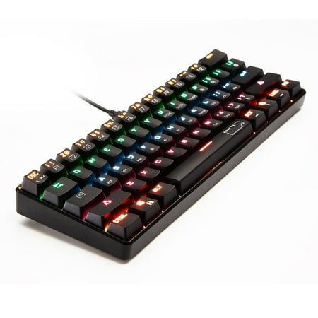 Keyboard Mechanical Gaming Backlit Wireless Typeing Ultra Laptop Mini ...