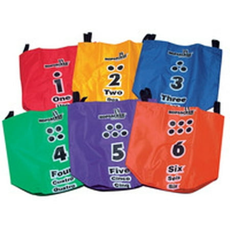 Sportime Numbered Hopsacker for Sack Racing, Large, Assorted Colors ...