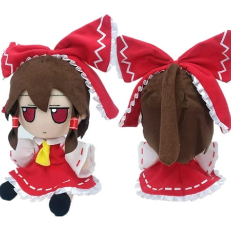 Touhou Project fumo Plush Doll, Anime Hakurei Reimu Cosplay Stuffed ...