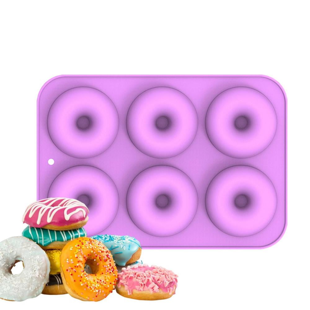 Tohuu Silicone Doughnut Pan Non-Stick Silicone Doughnut Pan Set Donut ...