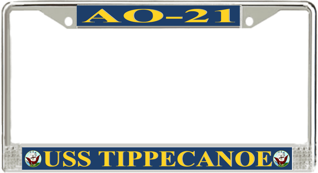 USS Tippecanoe AO-21 License Plate Frame - Walmart.com
