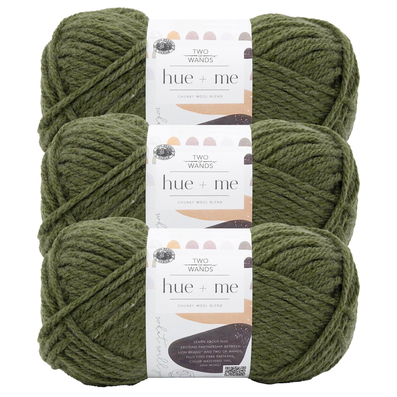Click here for Lion Brand Hue + Me Yarn #5 Bulky/Chunky Yarn 125g... prices