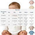 BFHHYA Kids Cotton Rompes Round Neck Button Down Long Sleeve Bodysuits ...