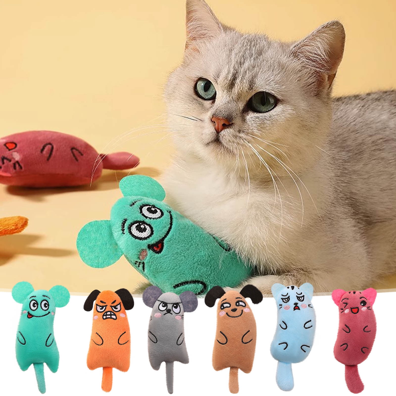 Click here for Onikri Catnip-Infused Cat Chew Toy With Dental Cle... prices
