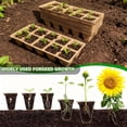 120 Cells Seed Thickened 10-Cell Peat Pots Seed Starter Kit - 12 Trays ...