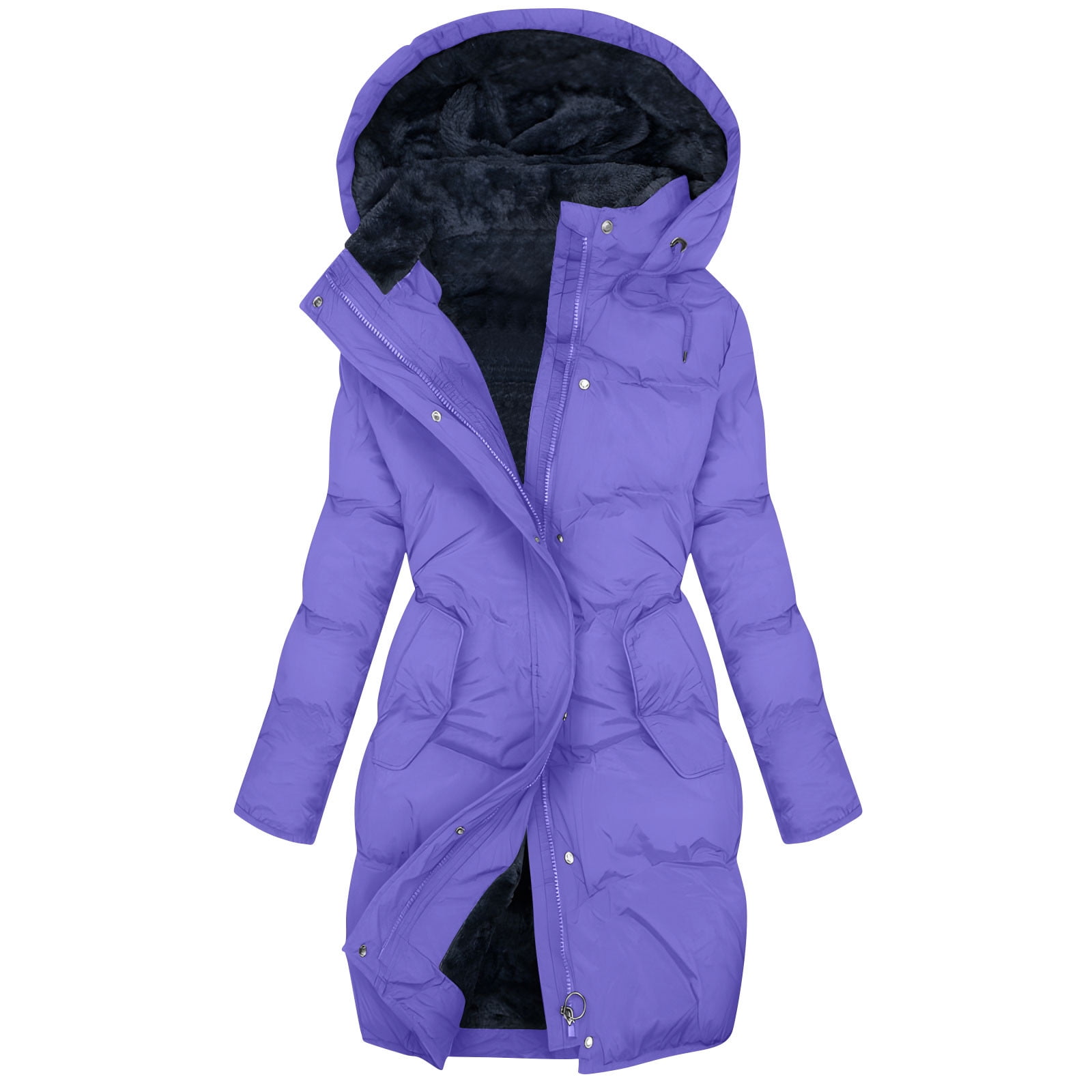 Click here for Nfurl Long Quilted Puffer Coats For Women Fitted W... prices