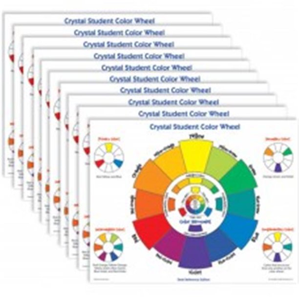 American Educational CP7227D Crystal Student Color Wheel Poster - Desk ...