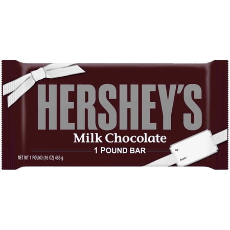 Hershey's Milk Chocolate Bar, 1 Lb - Walmart.com