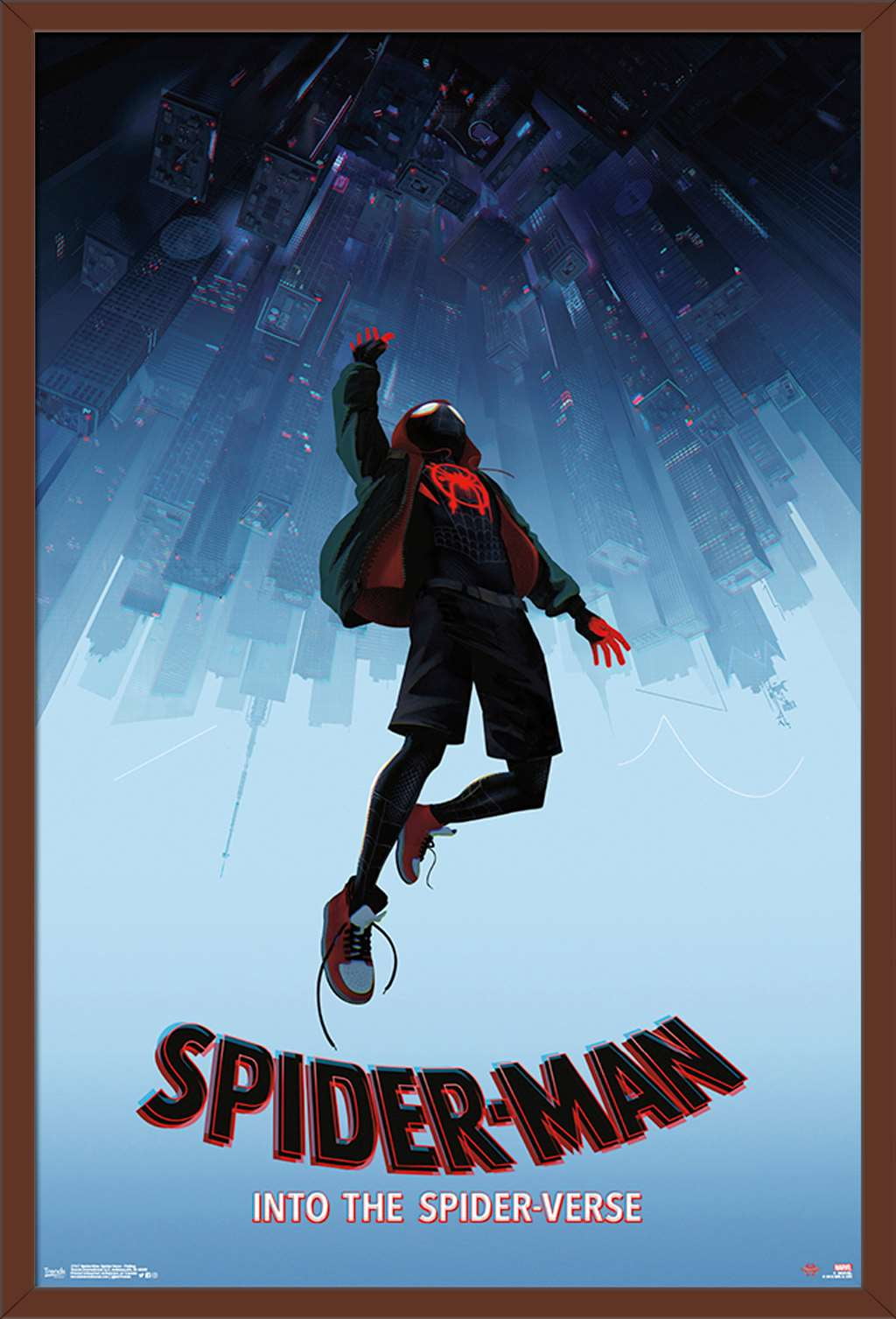 Marvel Spider-Man - Into The Spider-Verse - Falling Wall Poster, 22.375 ...