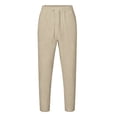 Boys Casual Solid Color Trousers Comfortable Elastic Waist Soft Blend ...