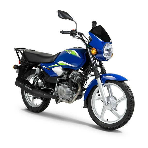 Motocicleta de trabajo TVS HLX 150S 2025 Azul | Bodega Aurrera en línea