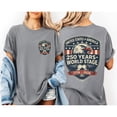 LOVETEE 250th Anniversary Gift World Stage 1776 2026 Eagle Shirt Front ...