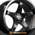 18" Chromium Black With Natural Lip XXR 555 SERIES Wheel by Primax ...