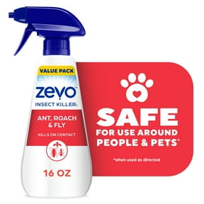Zevo Multi Insect Killer Spray for Ants, Roaches & More 16oz Spray ...