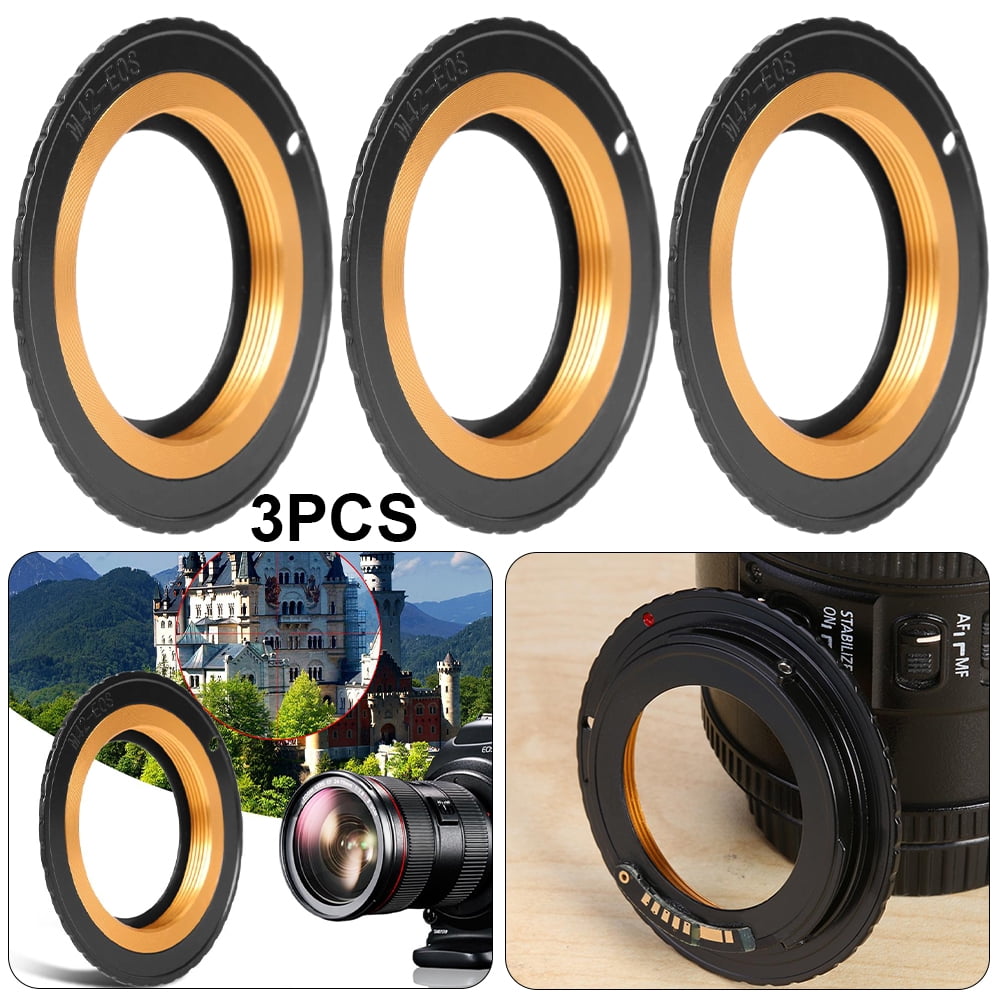 M42-EOS Chip electrónico 3 AF Confirmar lente M42 a anillo adaptador ...
