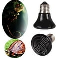 Reptile Heat Lamp - Ceramic Infrared Heat Emitter Bulb 110V 100W for ...