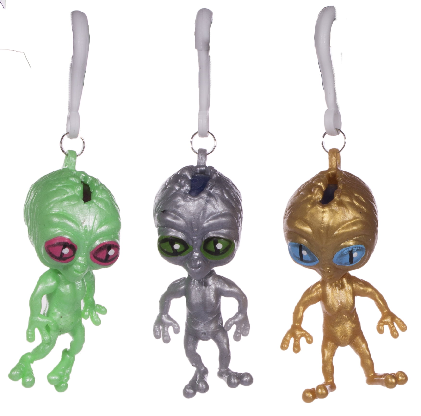 Naughty Pooping Figurines - Set Of 3 Pooping Aliens w/ Carabiner Clip ...