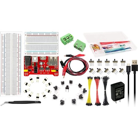 Breadboard Connection Kit 400-point and-830 point Breadboards, Dual ...
